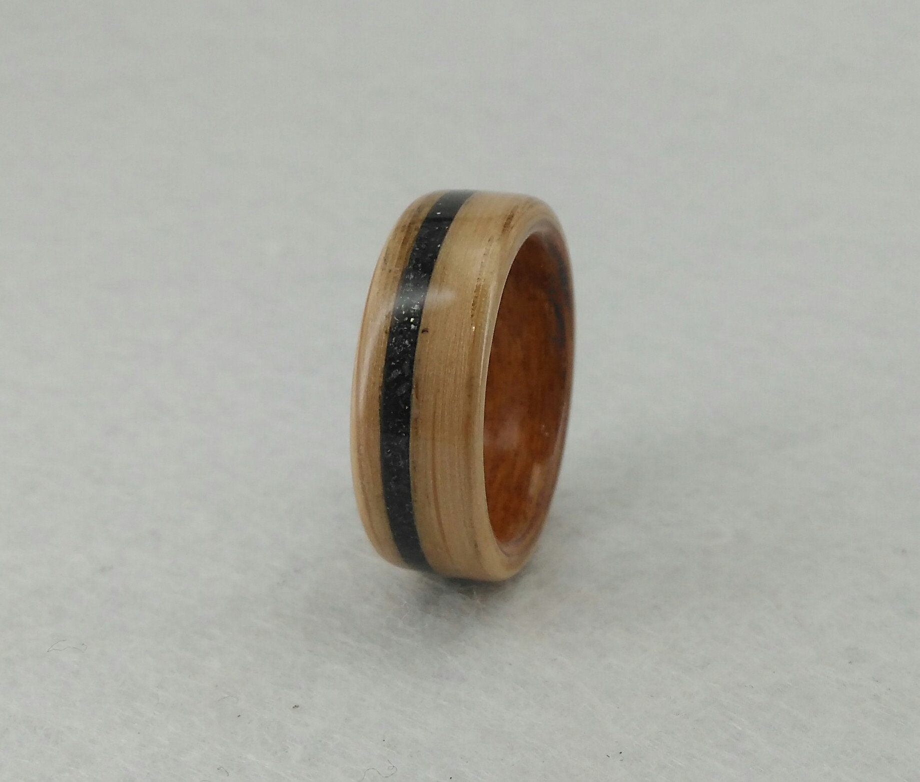 Wood Ring Elegant Bentwood Ring Made in Two Tones - Etsy