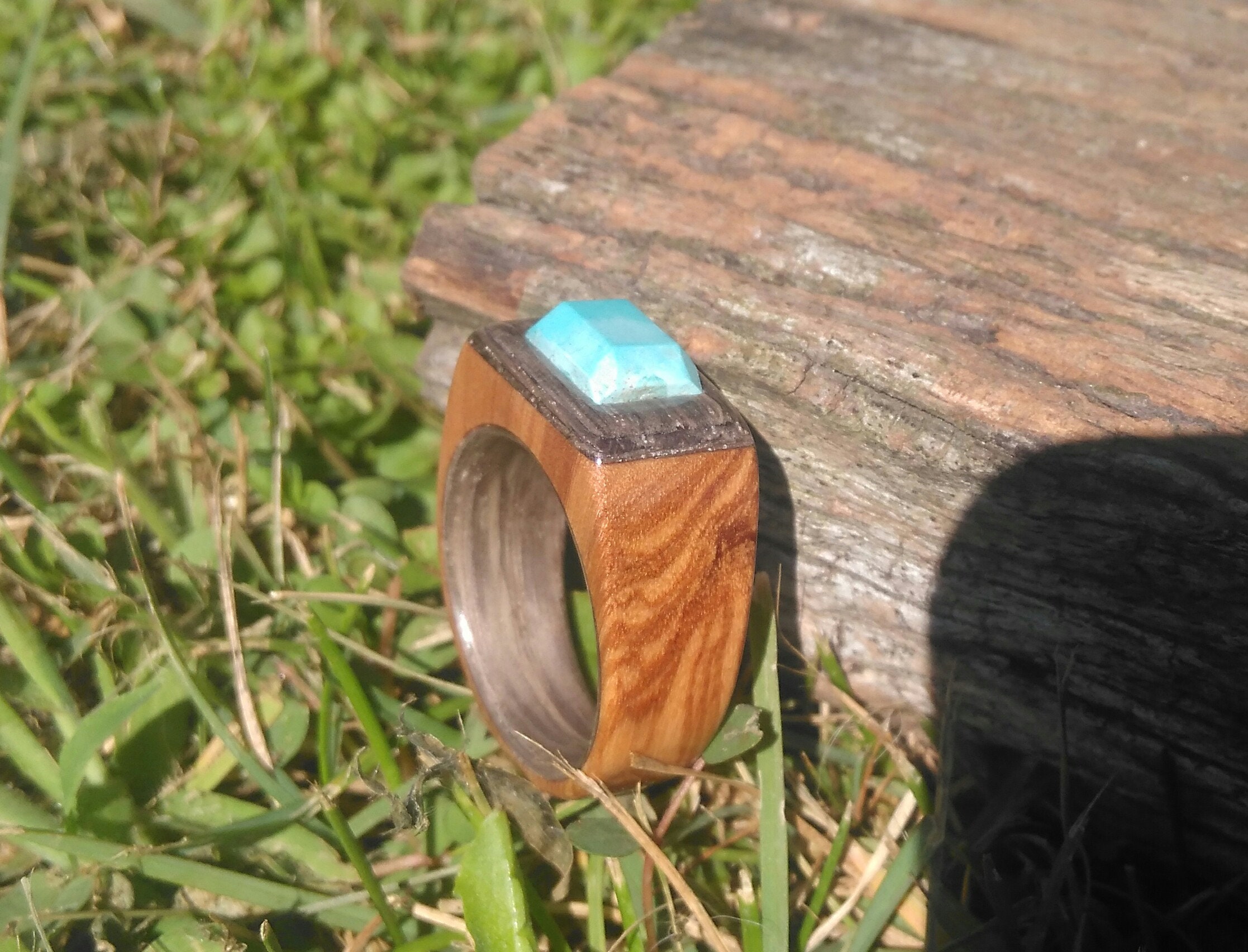 Natural jewelry Wood ring Handmade Alternative Ring | Etsy