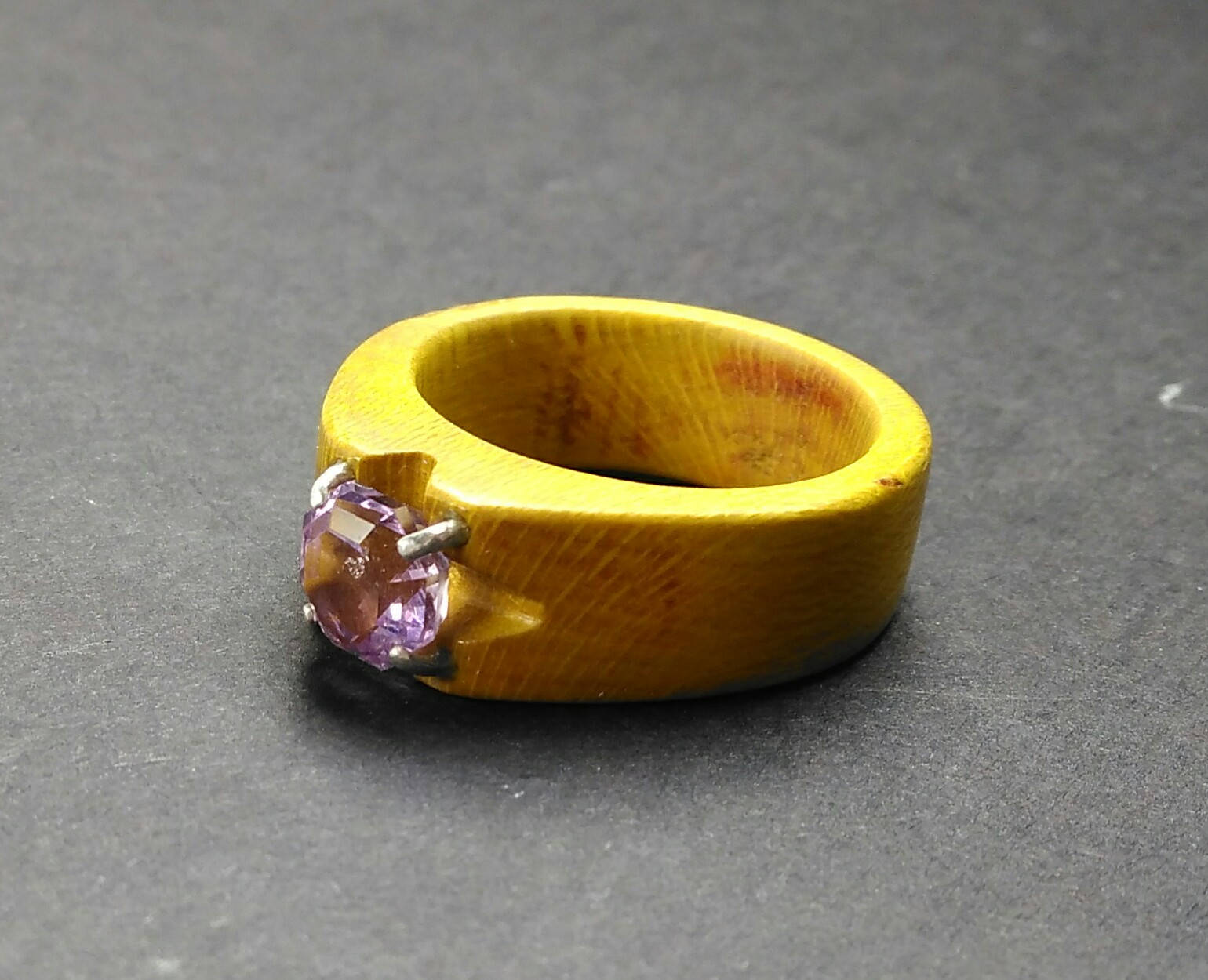 Ring for Women //wood Ring // Berberis Tree Wood Ring With an - Etsy