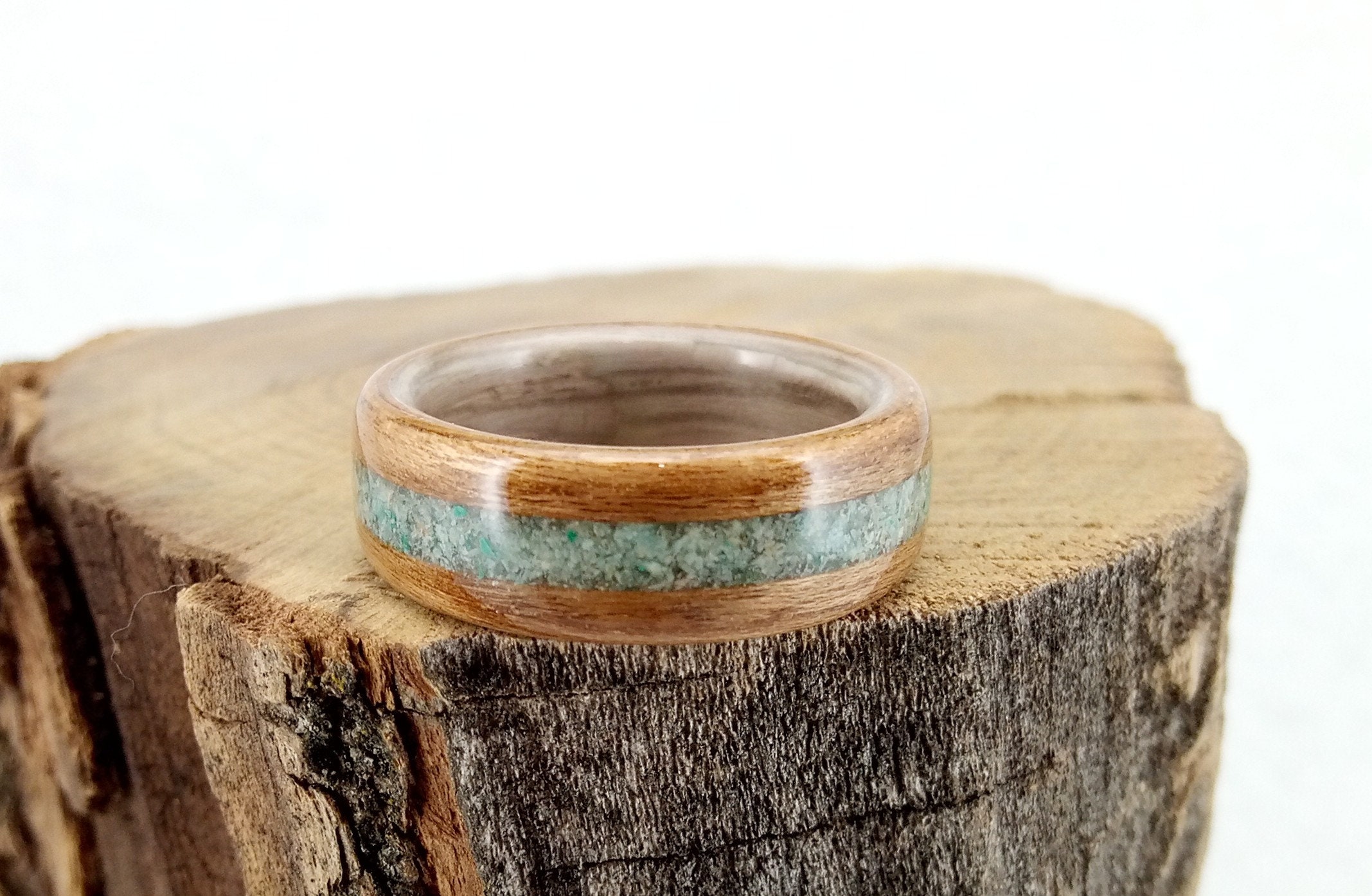 Wood Ring Elegant Bentwood Ring Made in Two Tones - Etsy