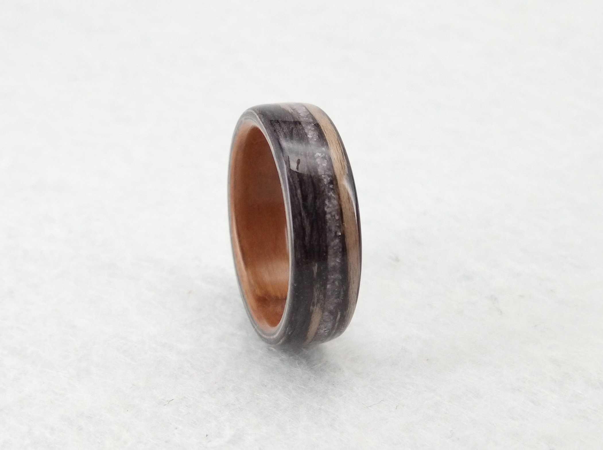Wood Ring || Elegant Bentwood Ring Made in Two Tones - Handmade ...