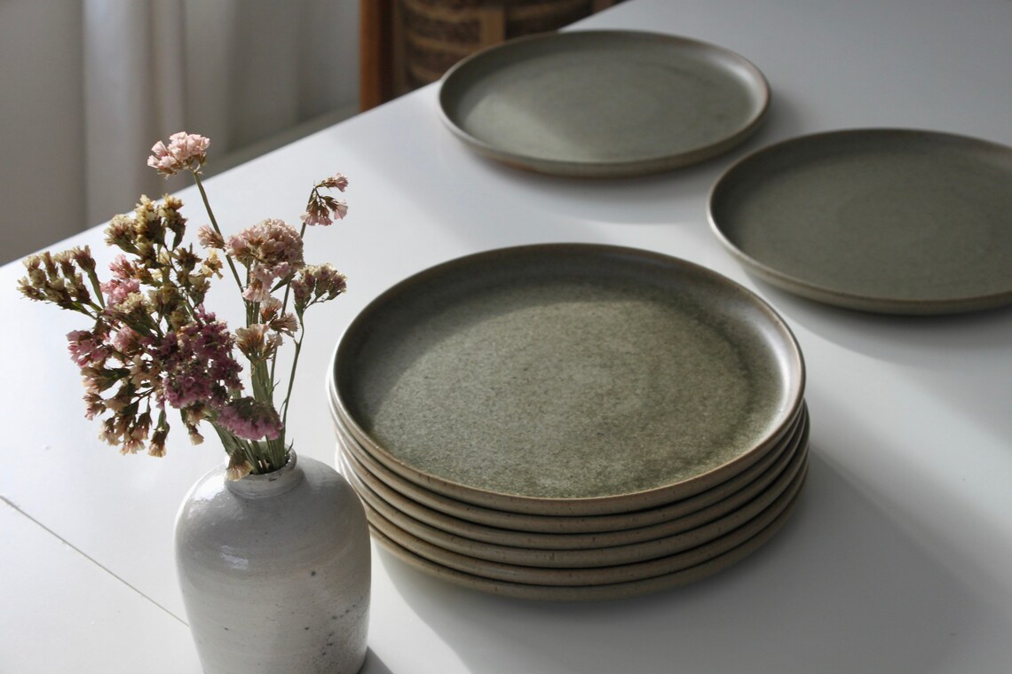 Sage Green Dinner Plate - Etsy