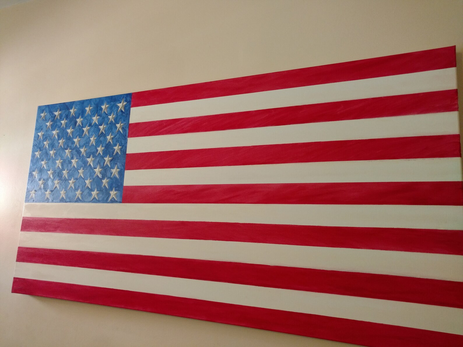 USA Flag American Flag USA Flag Painting - Etsy