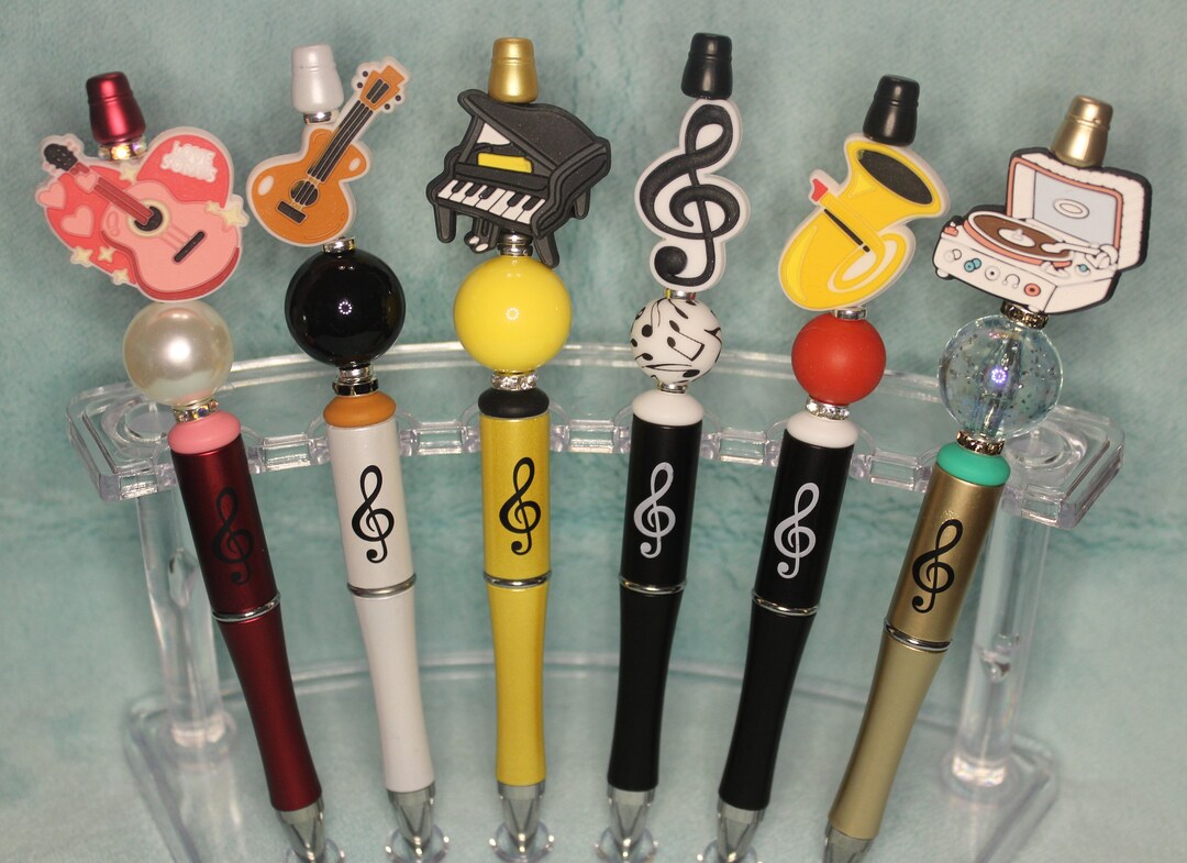 Musical Instruments/players Beaded Pens - Etsy