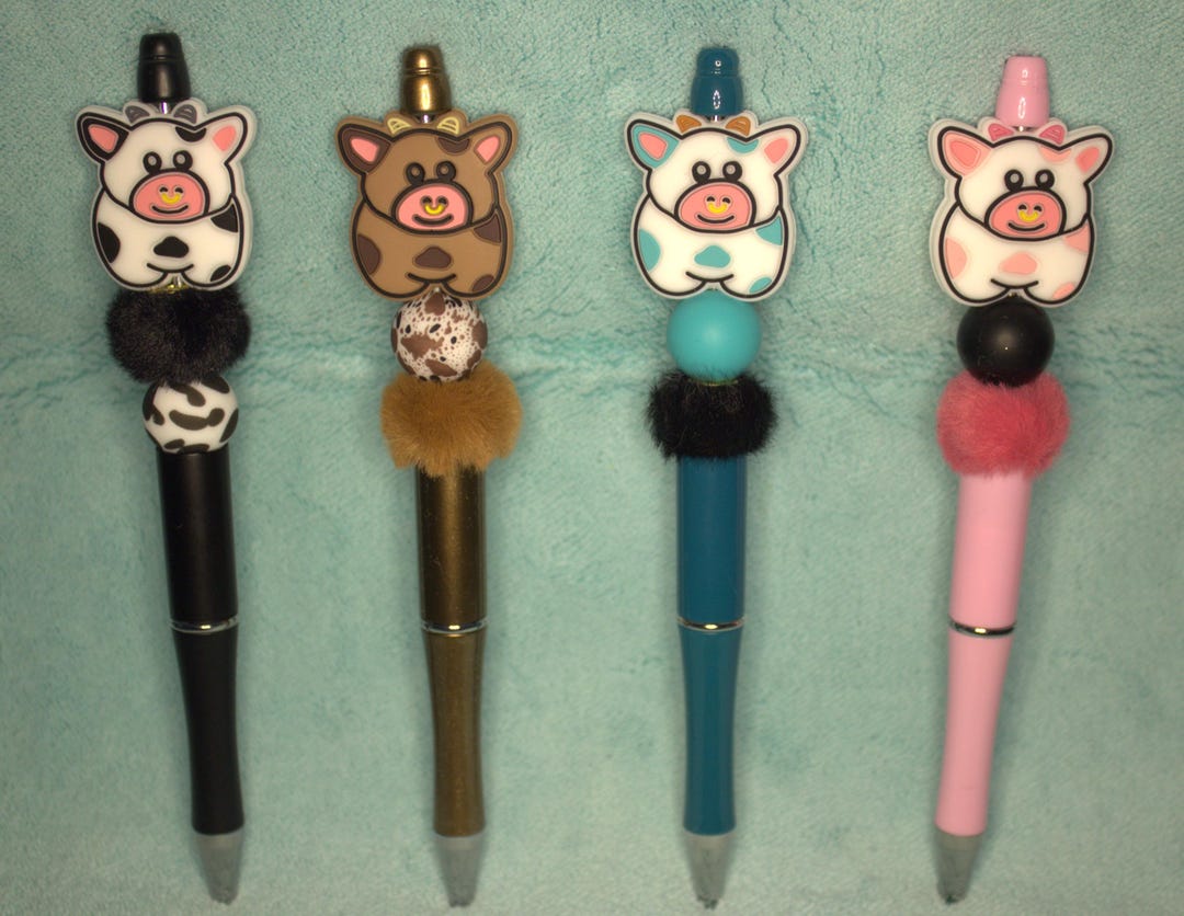 Cute Pigs Beaded Pens - Etsy