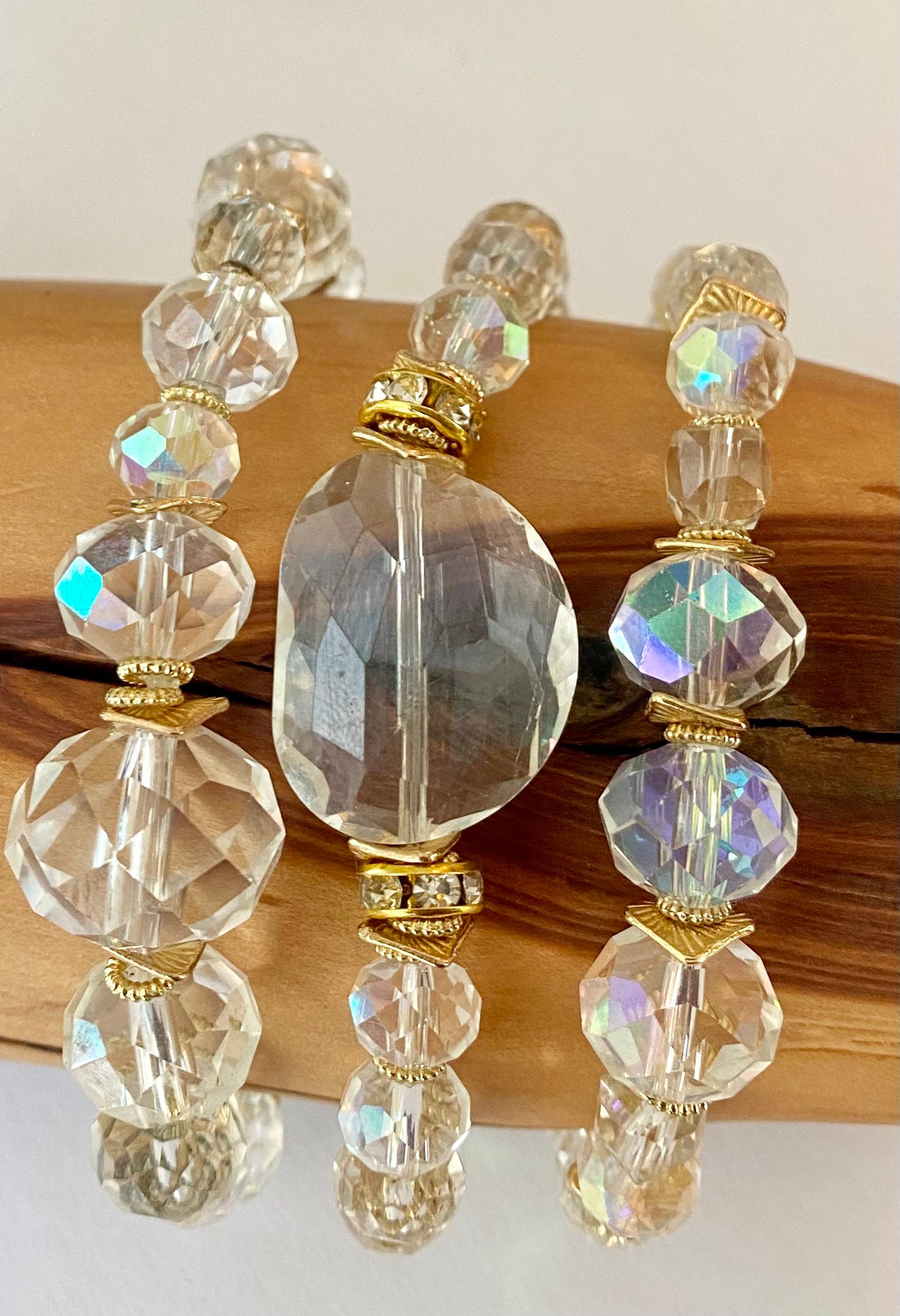 Genuine Stone Crystal Bracelets - Etsy