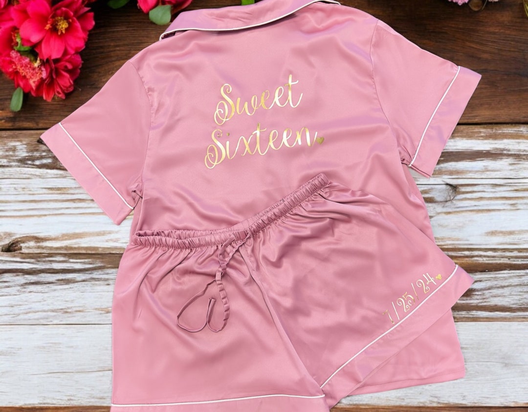 SET of 4 5 6 7 Birthday Squad Pajamas Birthday Girl Pajama Bridesmaid ...