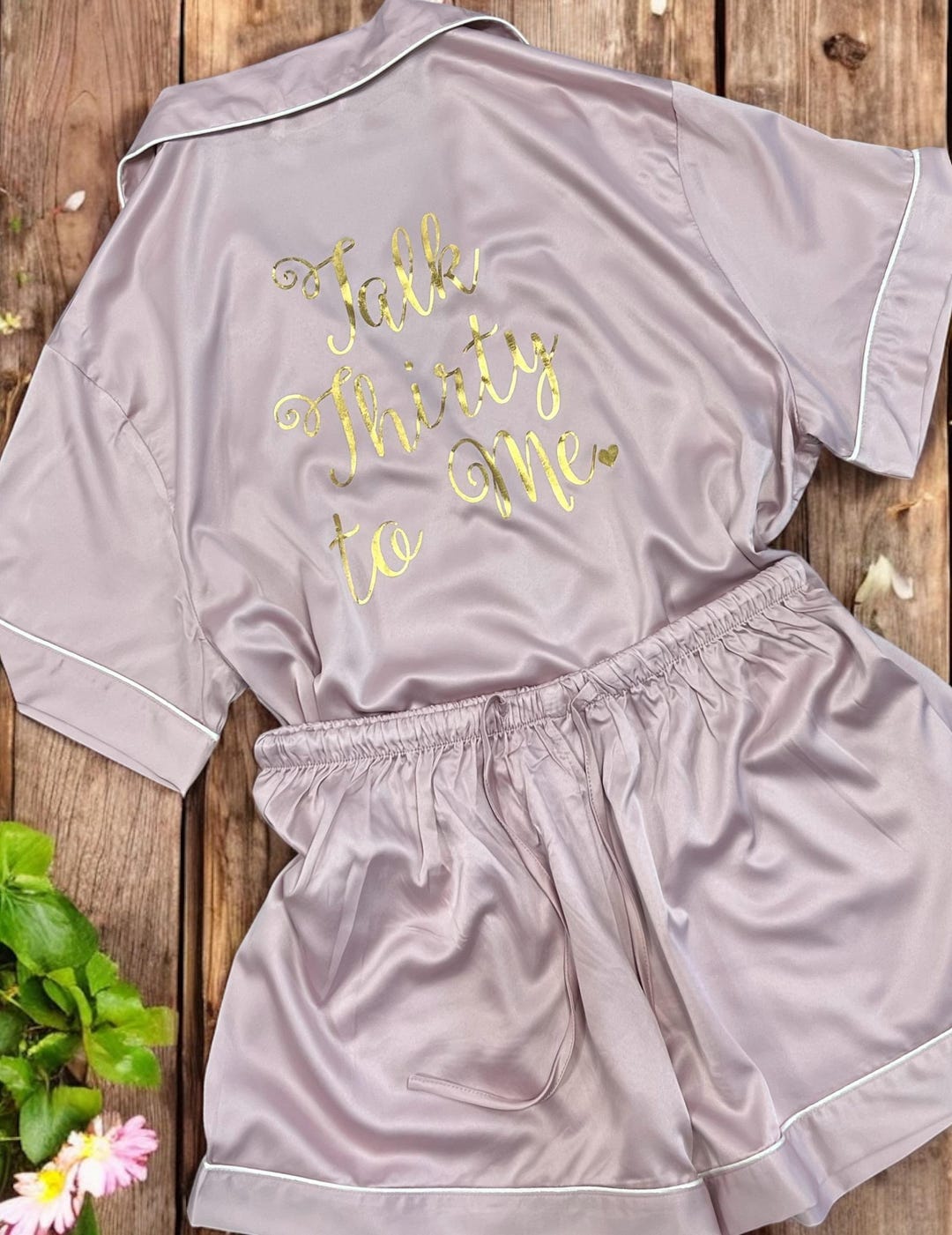 Talk 30 to Me, Thirtieth Birthday Pajamas, Funny Birthday PJS, 30th ...