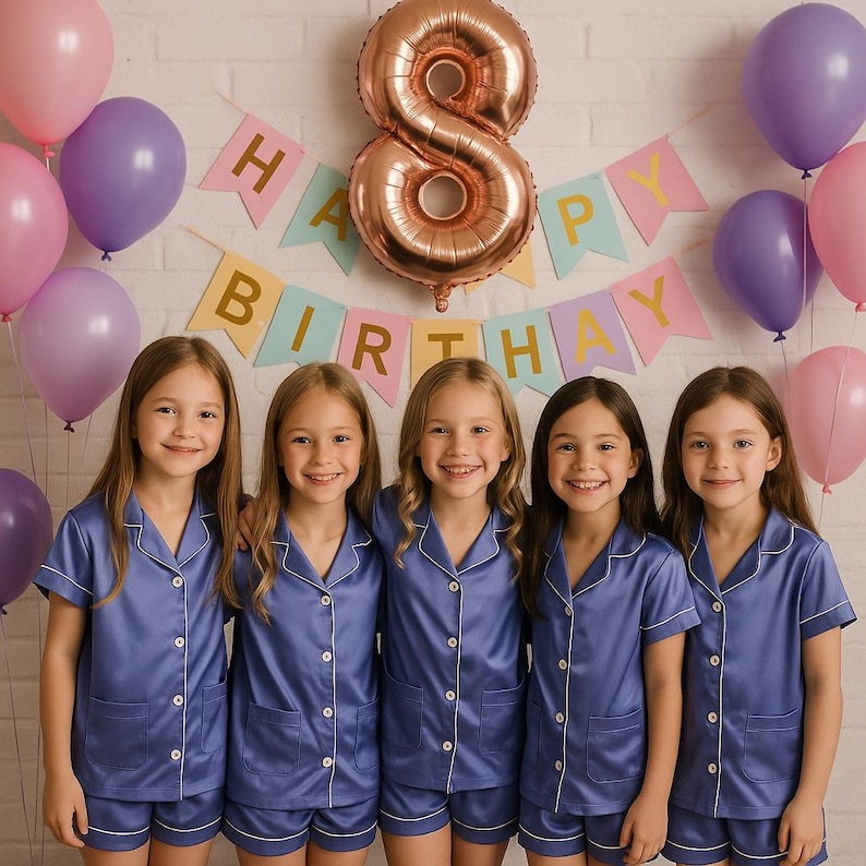 Custom Flower Girl Pajamas • Personalized Kids Satin Pajamas • Wedding ...