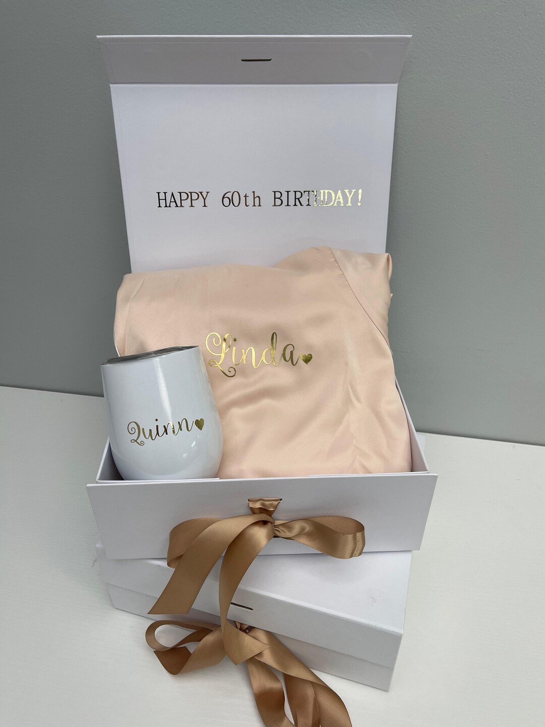 Happy Birthday Gift Box for Her, Personalized Mothers Day Gift Box ...