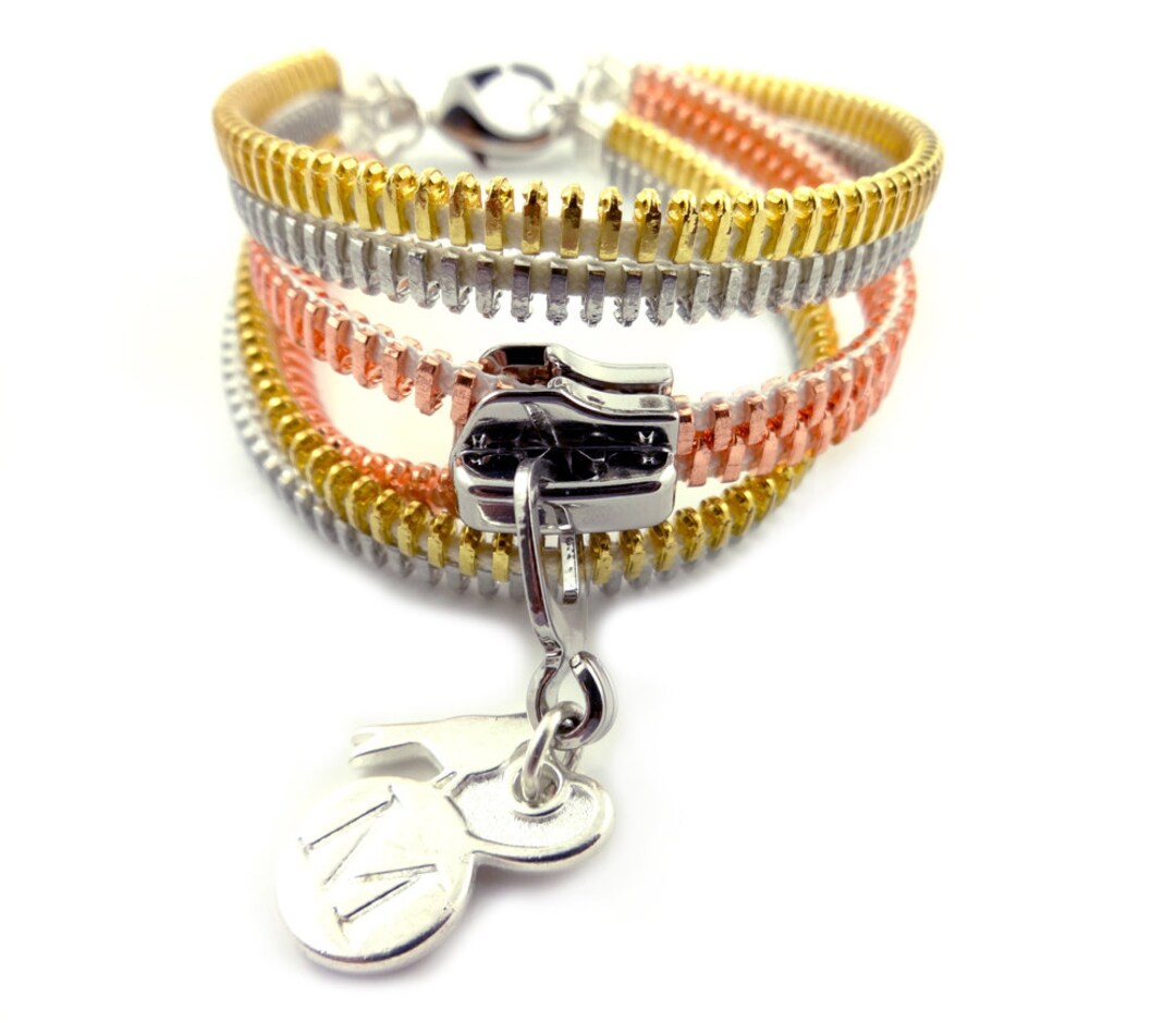 Midi Zip Bracelet, Zipper Bracelet, Actual Zip, Handmade Zip Bracelet ...
