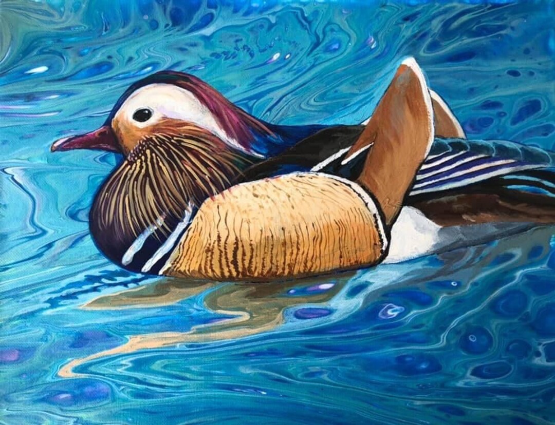 The Mandarin Duck - Etsy