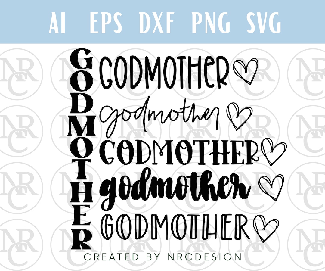 Godmother Svg Designs for Cricut Godmother Design Png Transparent ...