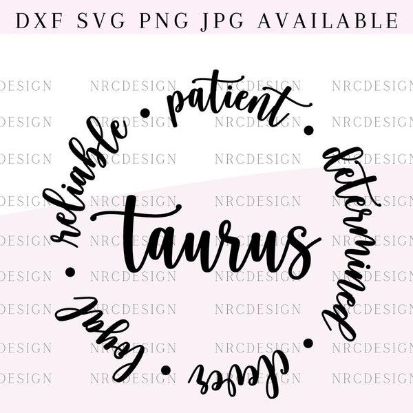 Taurus Svg - Etsy