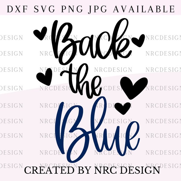 Back the Blue - Etsy