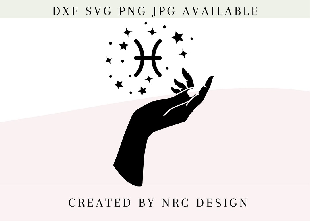 Pisces Svg Pisces Symbol Svg Horoscope Svg Astrology Svg Zodiac Sign ...