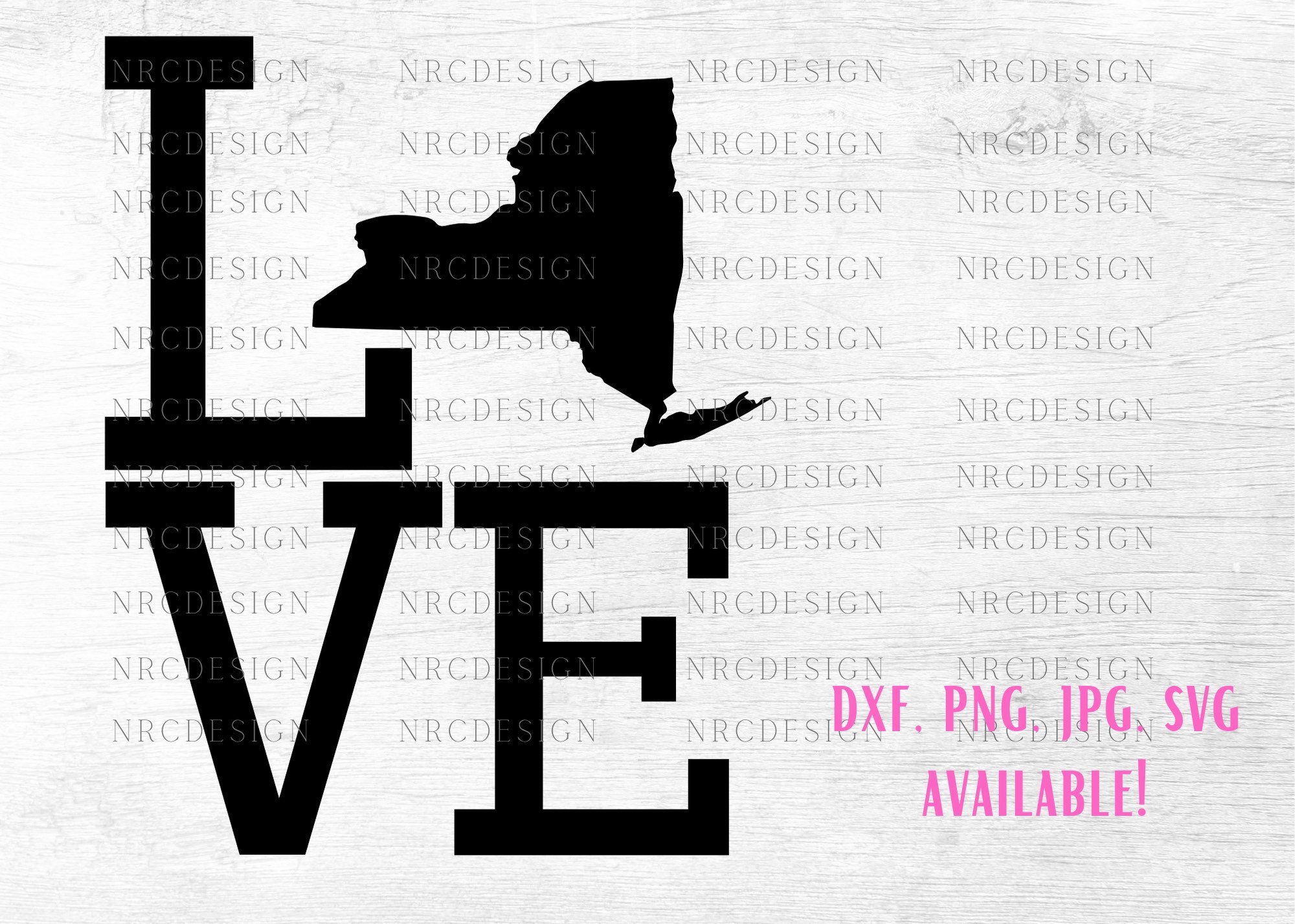 Love NY I Love NY Svg NY Svg New York Svg New York Dxf | Etsy