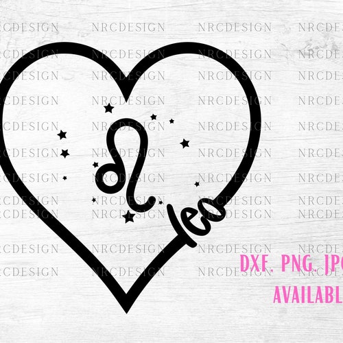 Leo Svg Leo Cut Files Leo Horoscope Zodiac Sign Cut Files - Etsy