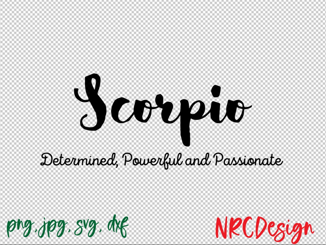 Scorpio Svg, Horoscope Svg, Scorpio Zodiac Sign Svg, Cut Files for ...