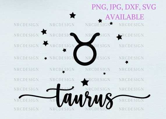 Taurus SVG Taurus Horoscope Svg Cute Files for Cricut - Etsy