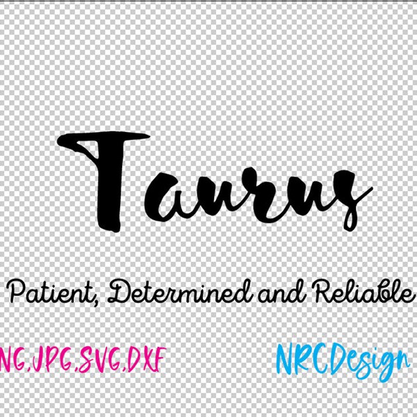 Taurus Svg - Etsy