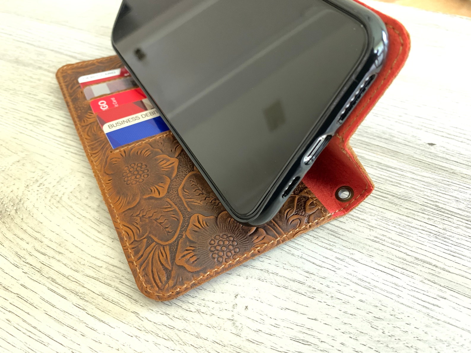 Iphone Wallet Leather Iphone Case Iphone 12 Pro Max Iphone - Etsy