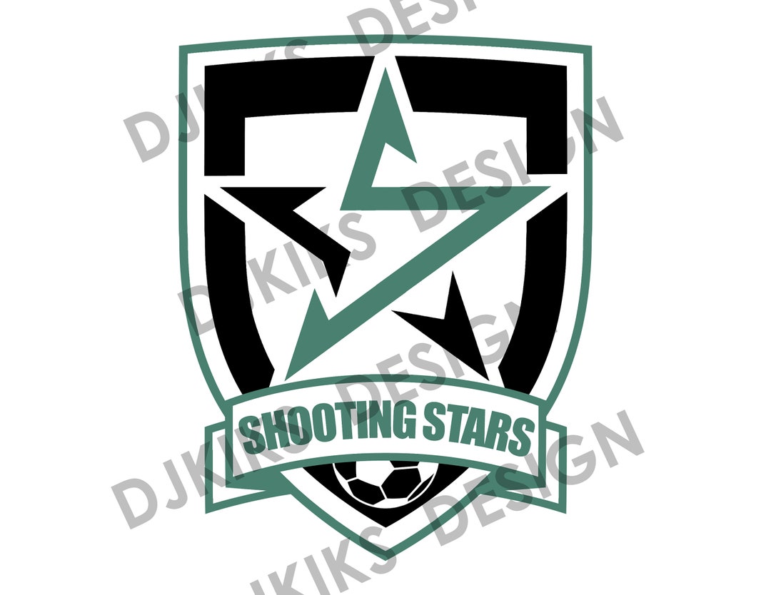 Shooting Stars Kids Soccer Team - PNG and JPG - Etsy