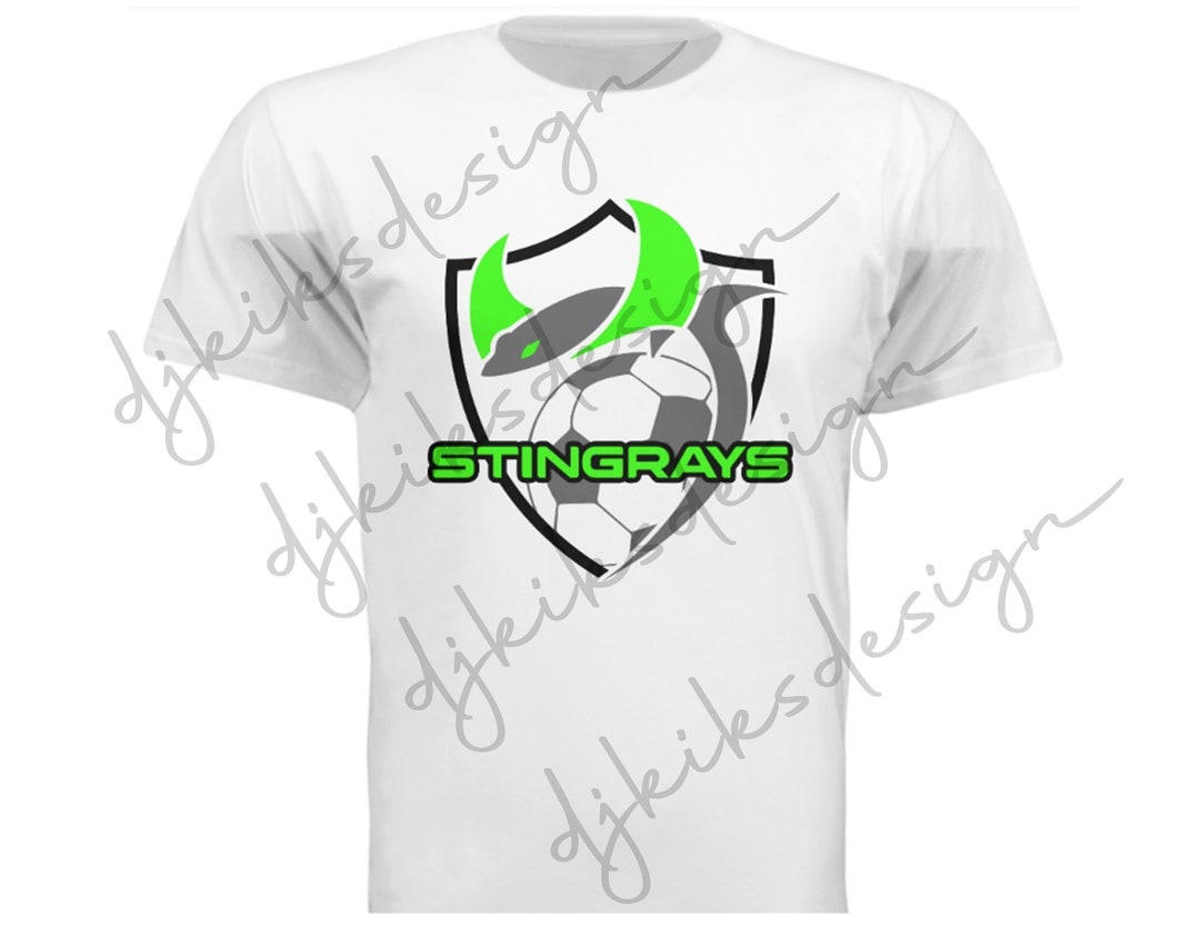 Stingrays Soccer Team Logo - Digital Download .jpg .png - Futbol, Kids ...