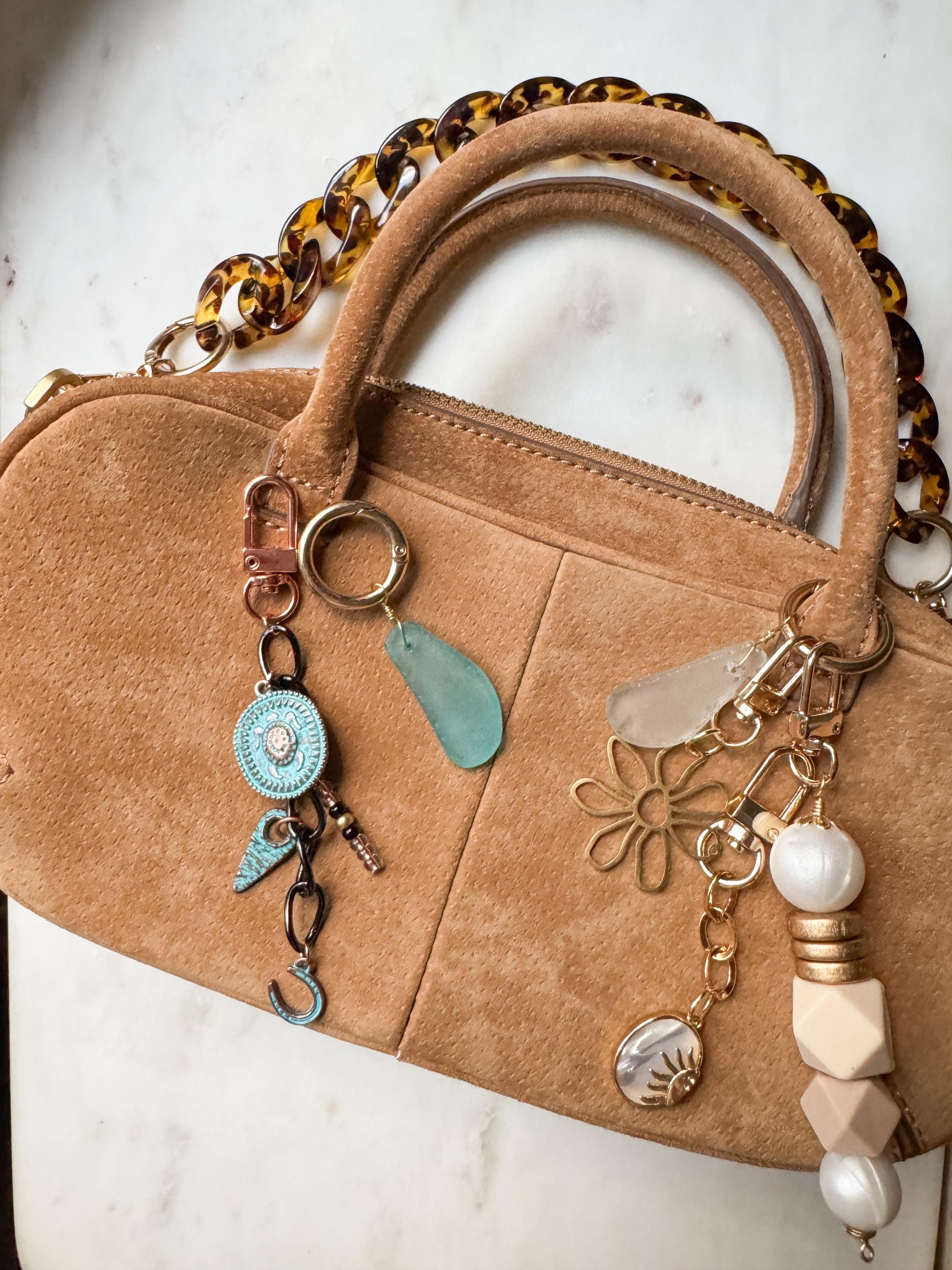 Cheerful Bag Charm With Beads, Purse Accessories - Etsy