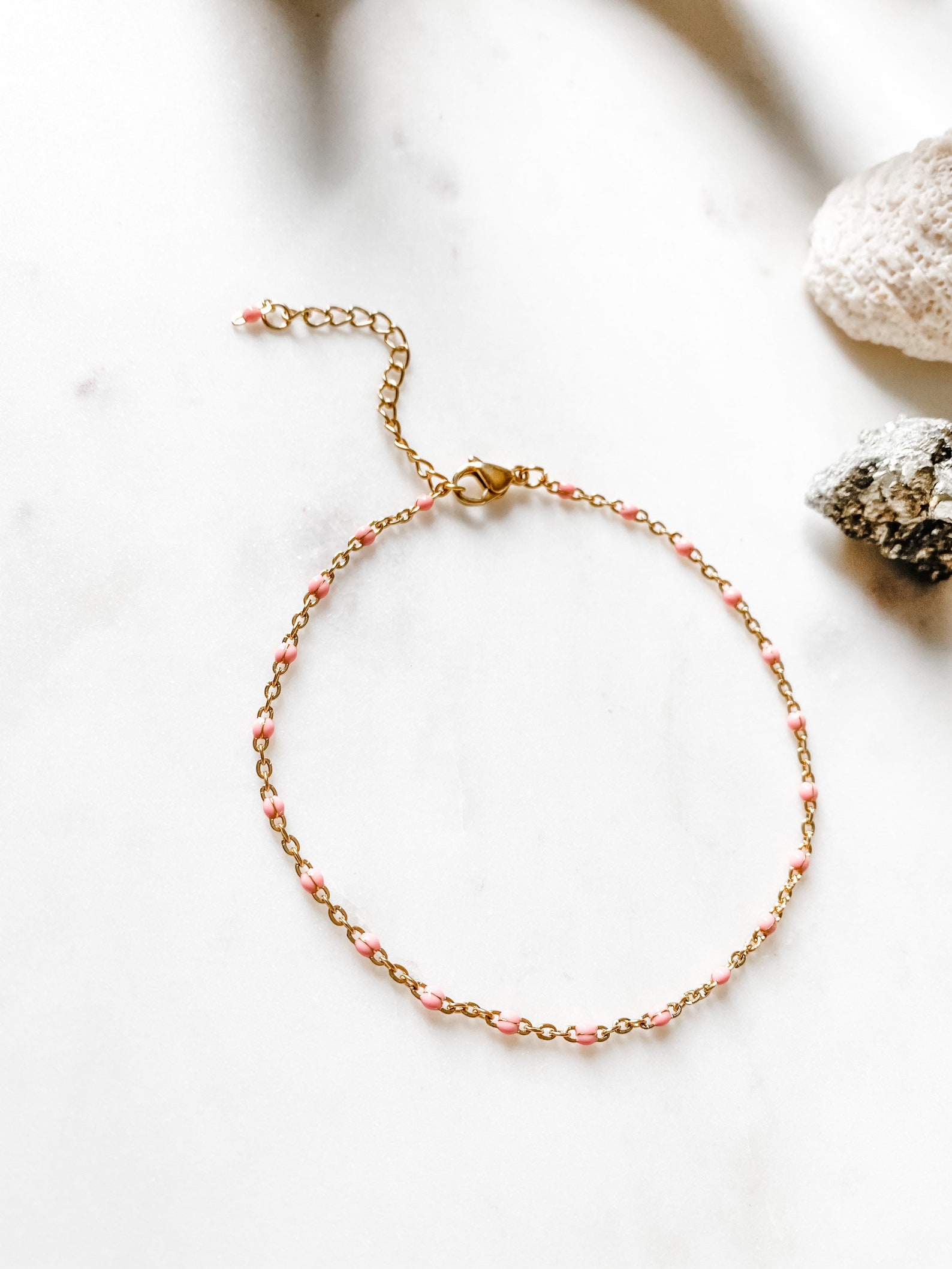 Pink Anklet Anklets for Women Ankle Bracelet Summer - Etsy UK