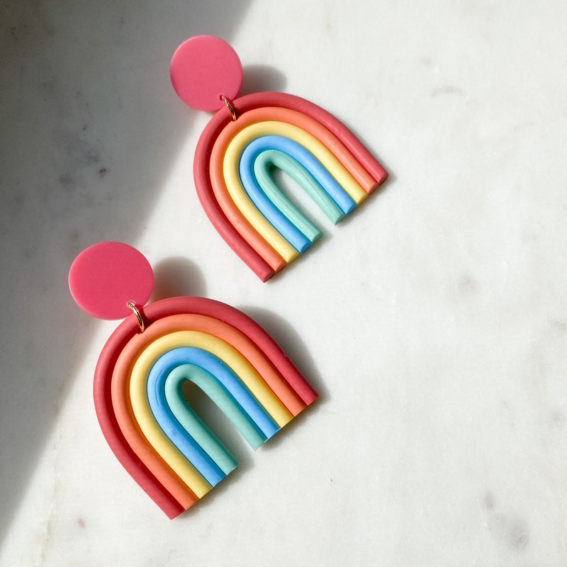 Colorful Earrings - Etsy