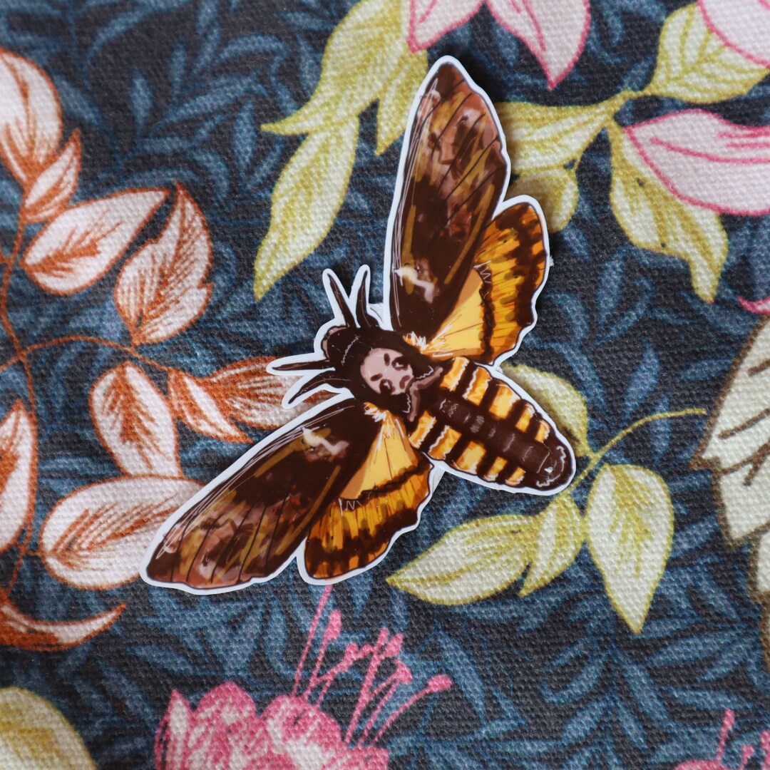 Death Head Hawk Moth Medium Vinyl Stickers - Etsy