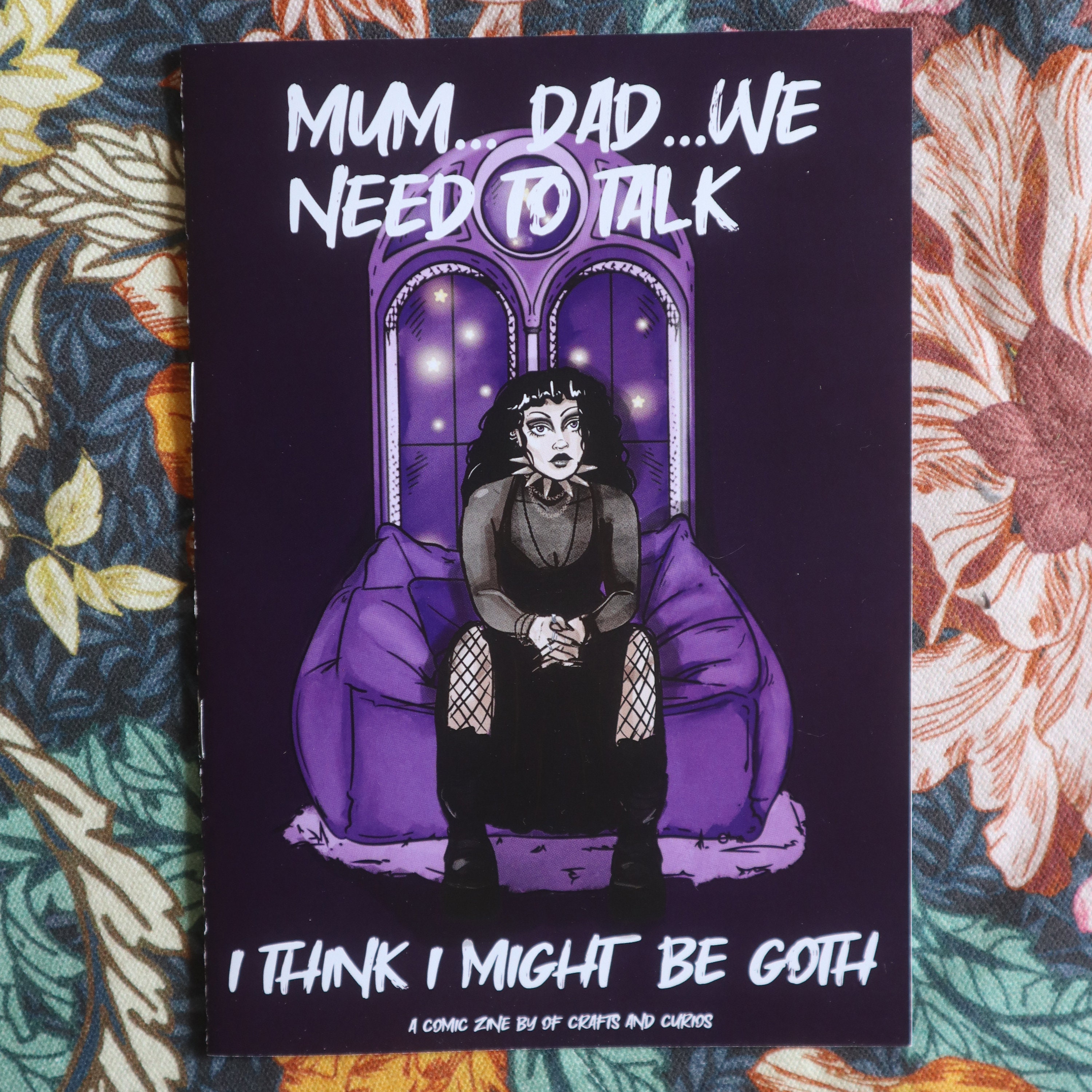 I Think I Might Be Goth Comic Book Art Zine A5 - Etsy