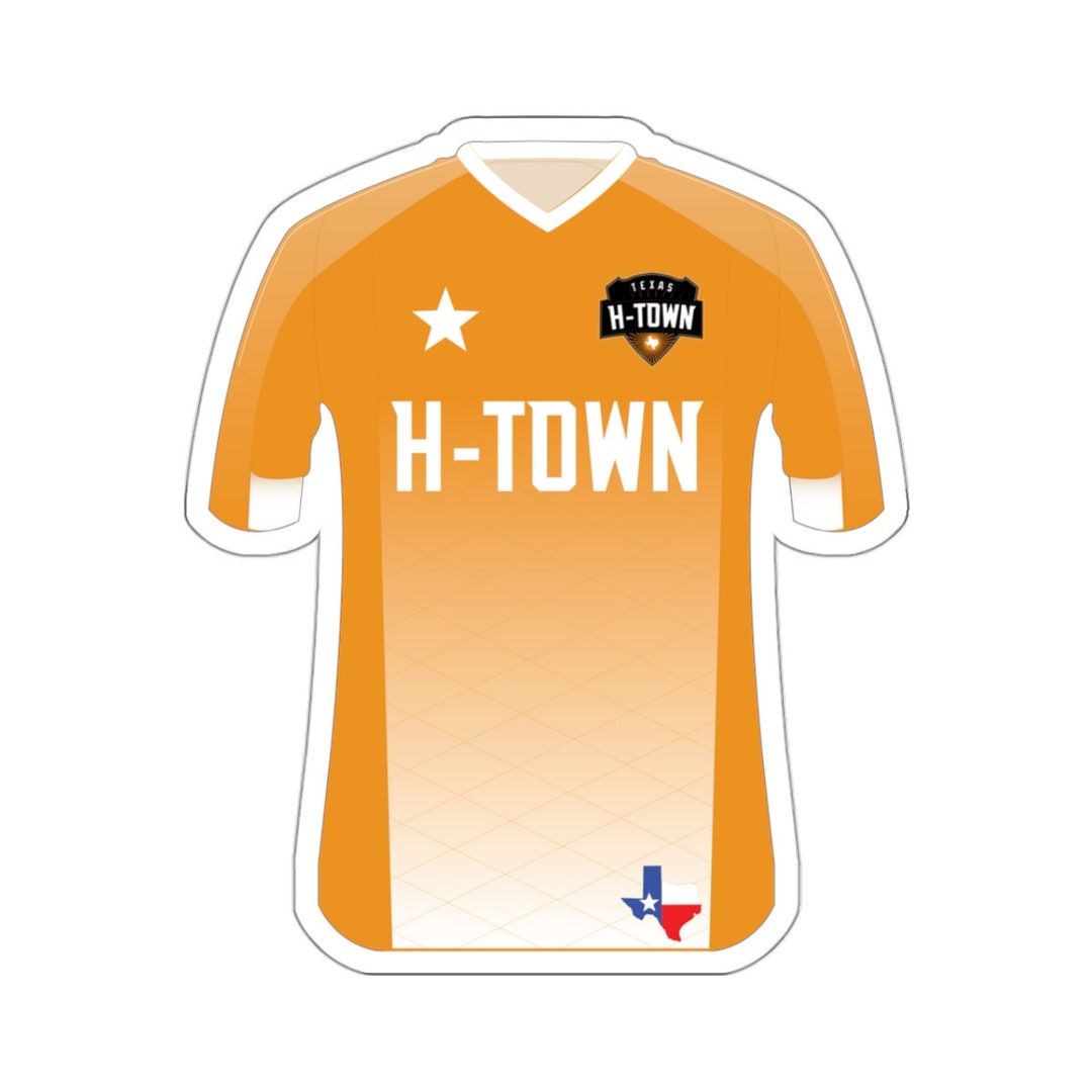 Houston Dynamo Jersey - Kiss-cut Stickers - Etsy