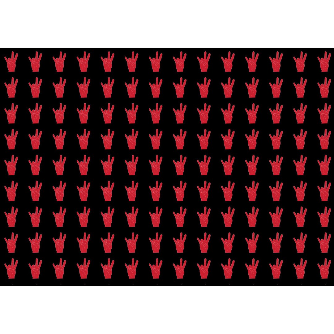 Houston Hand Sign Paw Woven Blanket - Etsy