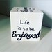 Wooden Motivational Message Block - Etsy