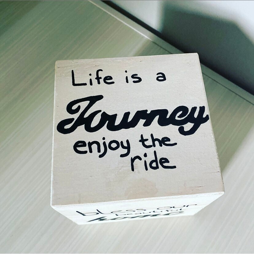 Wooden Motivational Message Block - Etsy