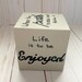 Wooden Motivational Message Block - Etsy