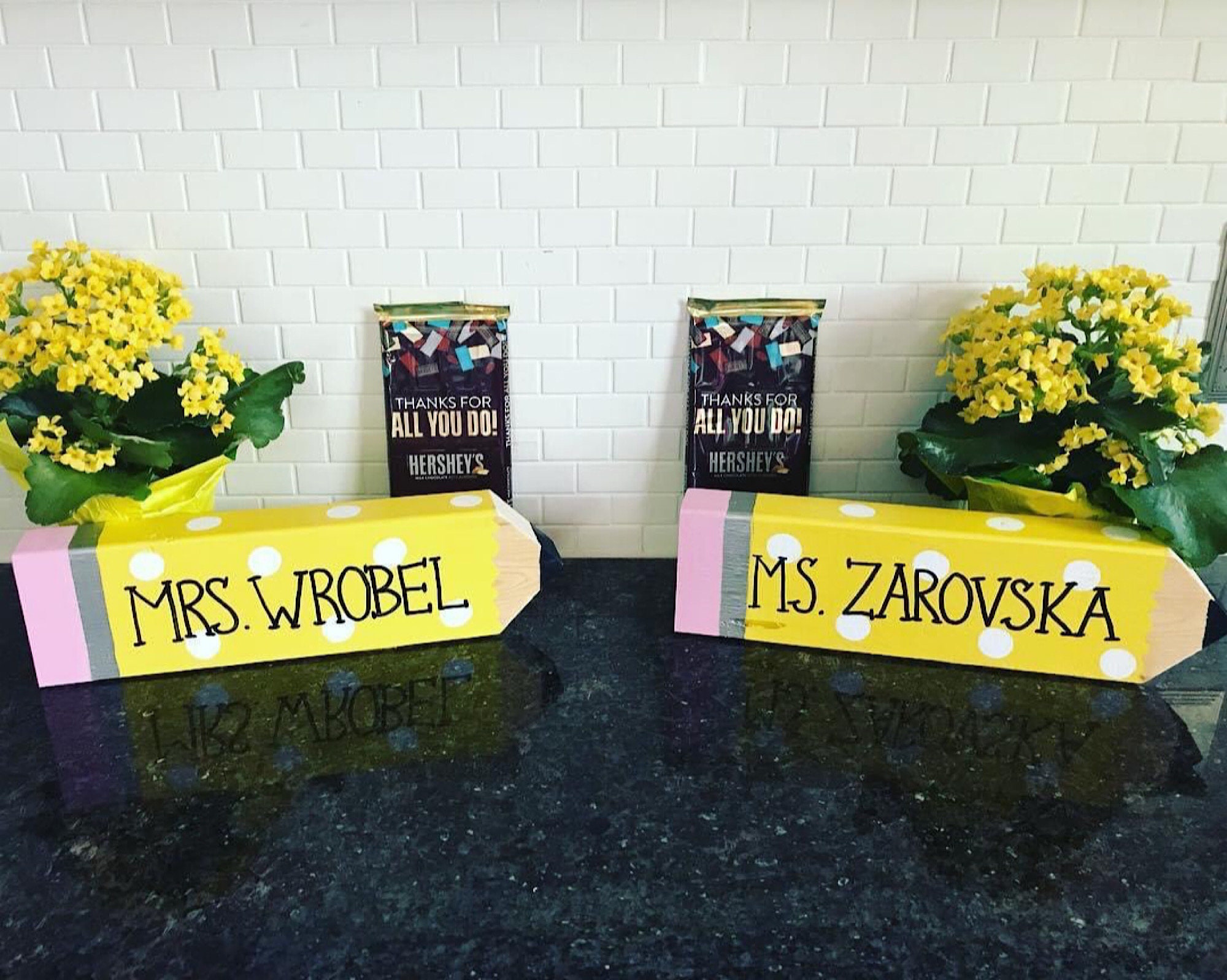 Personalized Pencil Teacher Name Sign - Etsy