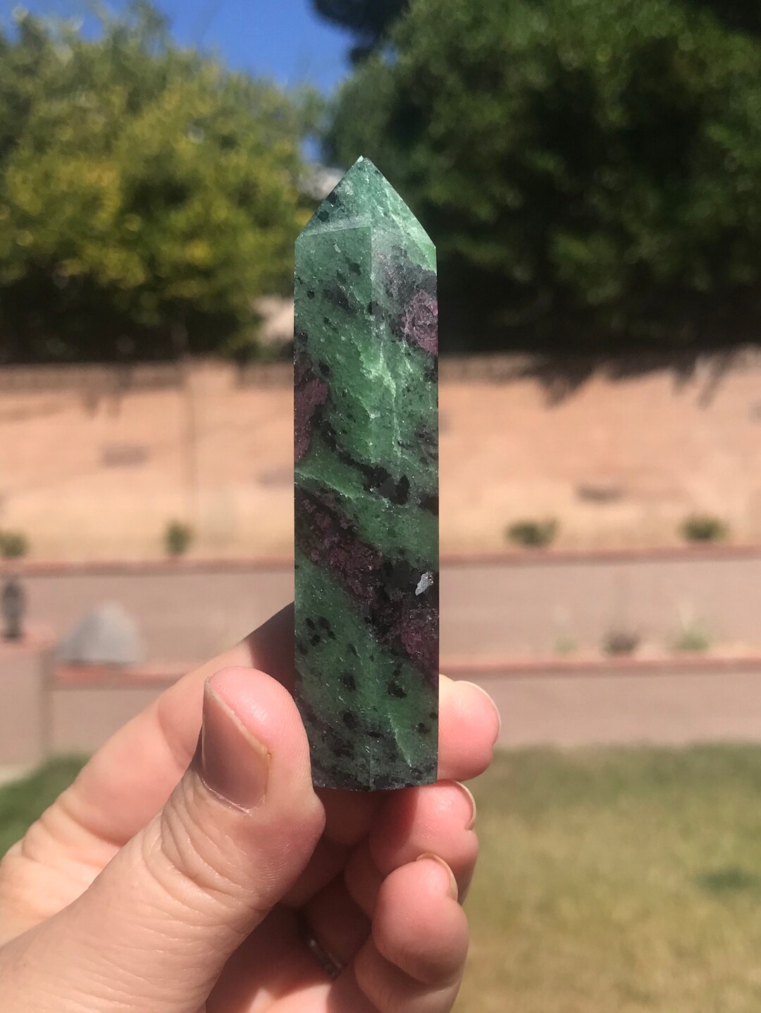 Ruby Zoisite Tower (B) - Etsy