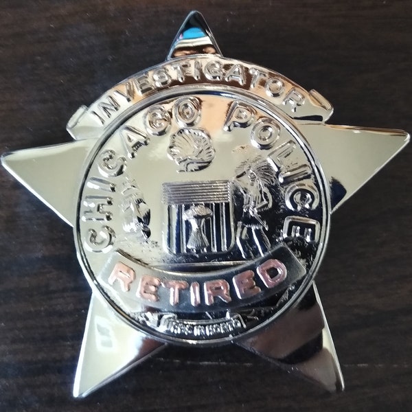 Retired Police Pin - Etsy