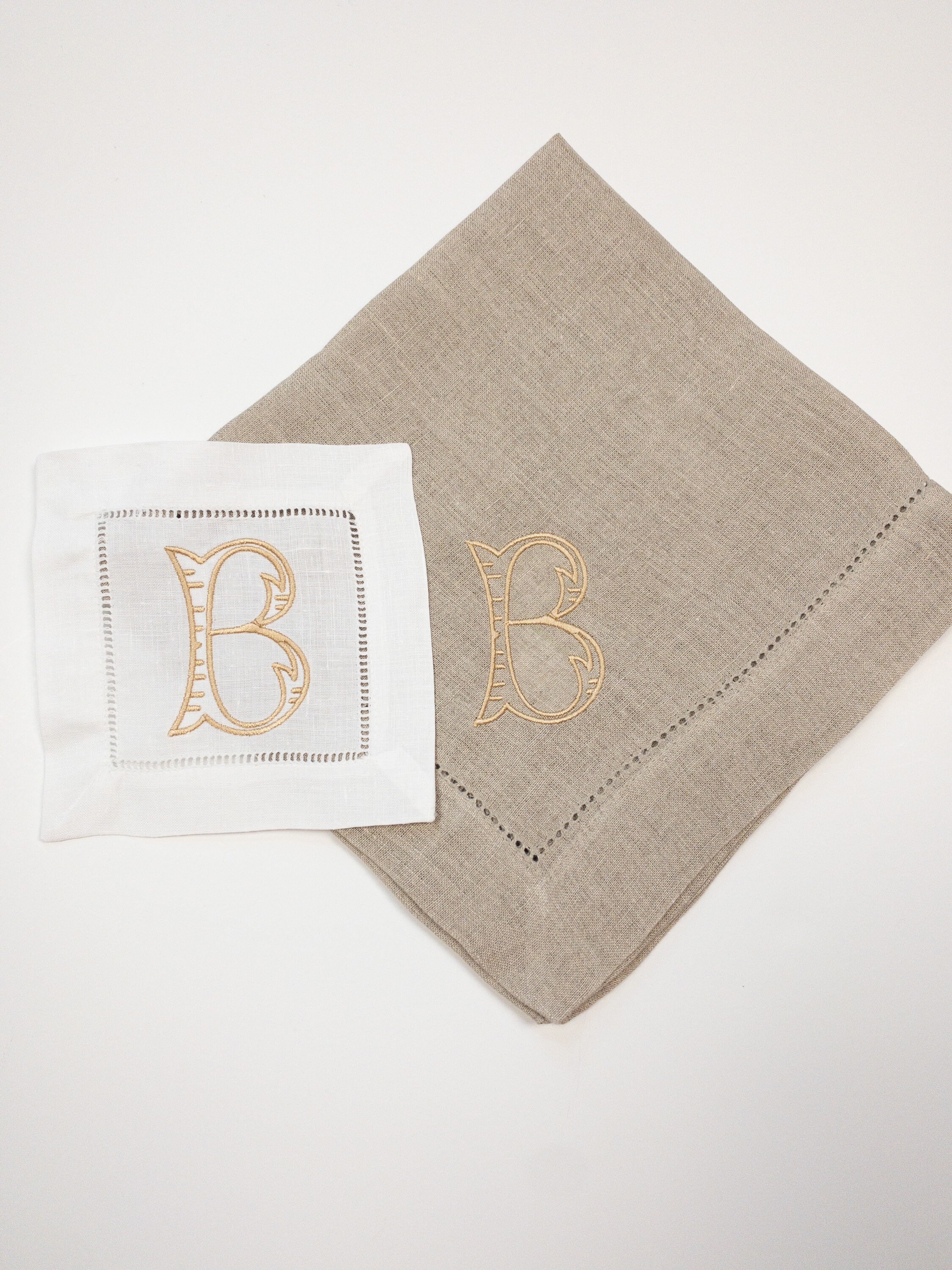 Monogrammed Cloth Dinner Napkin Personalized Linen Napkin - Etsy
