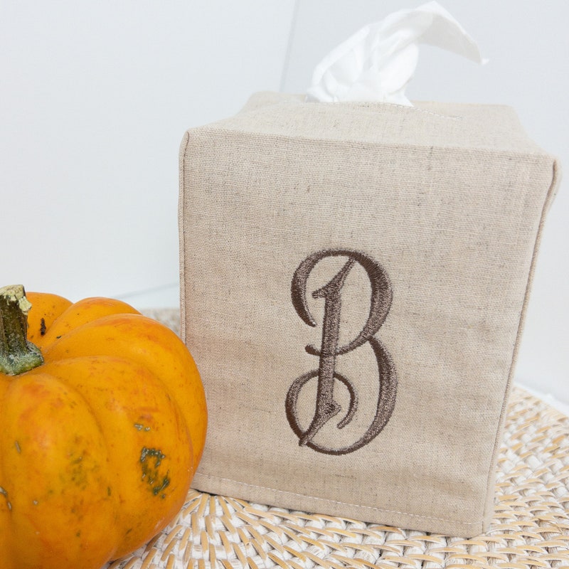 Linen Tissue Box Cover - Etsy
