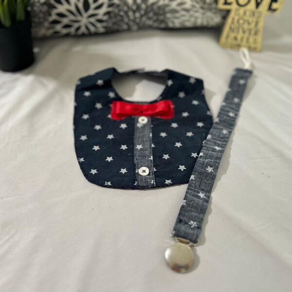 Bow Tie Bib - Etsy