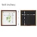 9x9 8x8 6x6 7x7 5x5 4x4 Square Wood Picture Frame With Mat Photo Frame ...