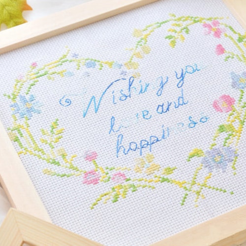 Daughter Heart Cross Stitch Pattern - Etsy