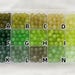 Assorted Green Glass Beads 8mm Multi-colour Polished Beads Loose Beads ...