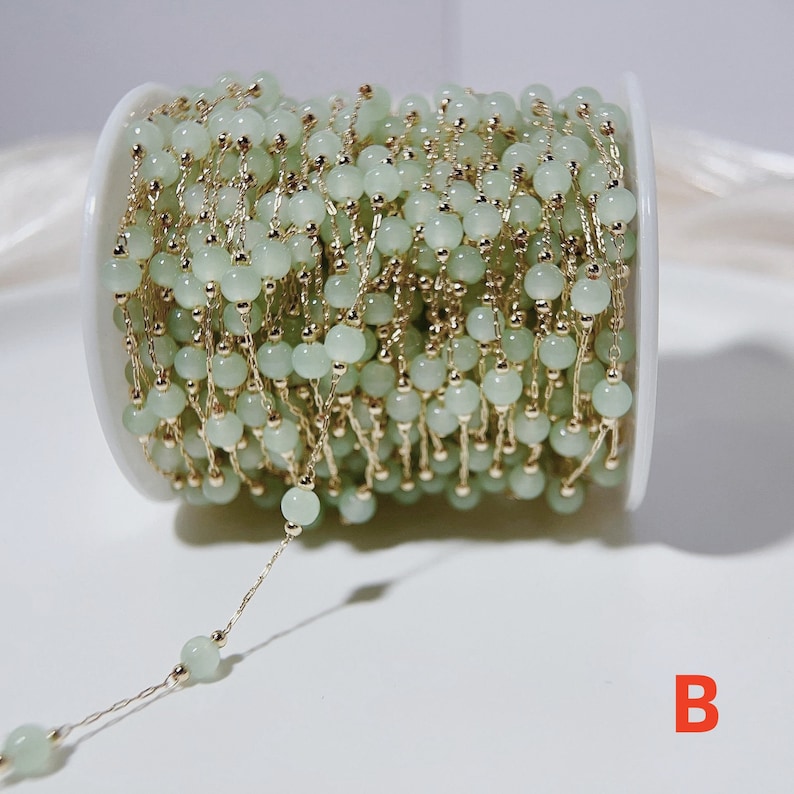 KC Gold Beads Chain Link Chain Bracelet Necklace Jewelry Making DIY ...