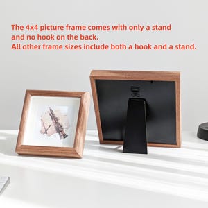 9x9 8x8 6x6 7x7 5x5 4x4 Square Wood Picture Frame With Mat Photo Frame ...
