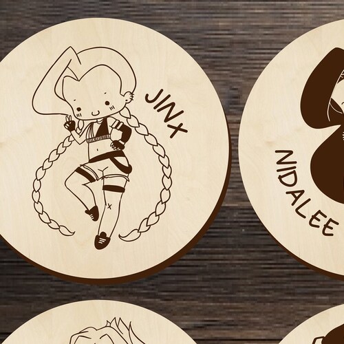 K/DA Akali Sticker League of Legends Transparent Vinyl | Etsy